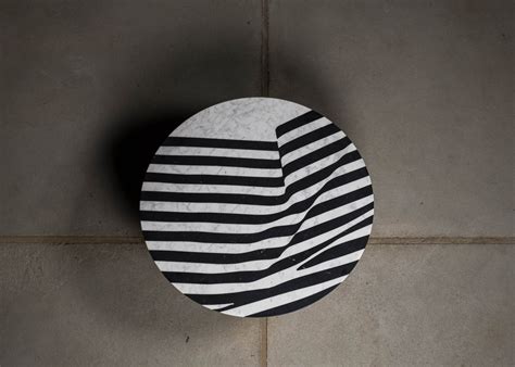 Olga Bielawska Creates Visual Effects With Marble For Veiled Tables