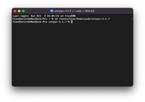 适用于mac的rpa，rpyc文件解包教程 哔哩哔哩