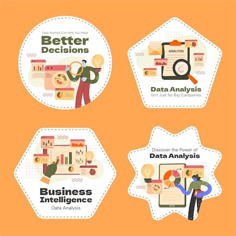 Free Vector Data Analysis Template Design