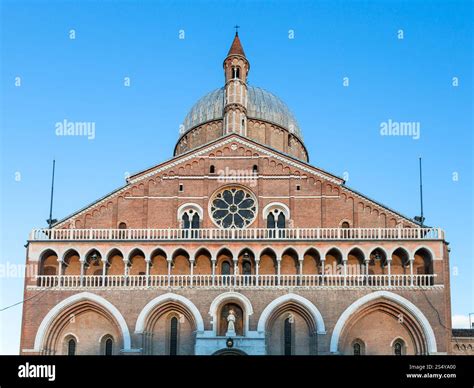 Travel To Italy Facade Of Pontifical Basilica Of Saint Anthony Of