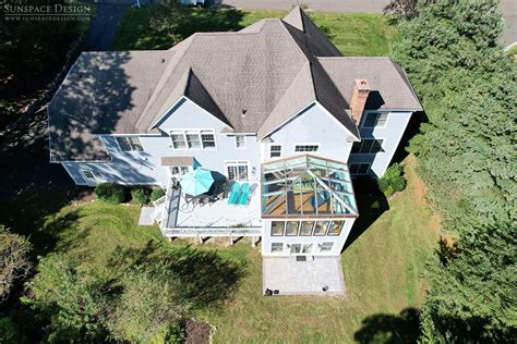 Large Hip Style Glass Roof System Avon Ct
