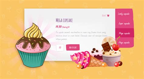纯css3炫酷甜点展示幻灯片插件jquery之家 自由分享jquery、html5、css3的插件库