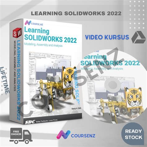 Jual SOLIDWORKS 2022 Essential Training Video Kursus Video Tutorial Belajar Solidworks