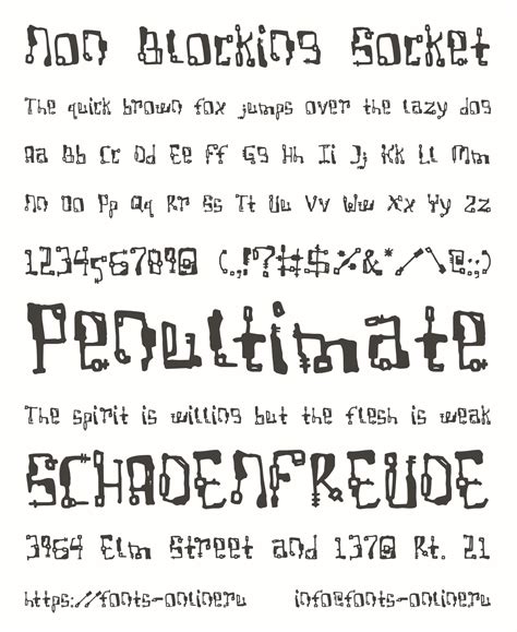 Non Blocking Socket Font