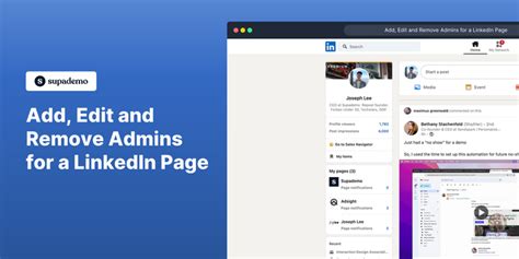 How To Add Edit And Remove Admins For A LinkedIn Page