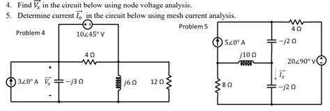 Solved Find V In The Circuit Below Using Node Voltage Chegg