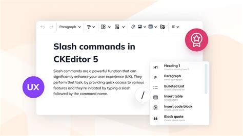 How Slash Commands Give Quick Access To Key Functions In CKEditor