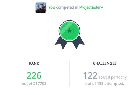srinjay karfa on linkedin projecteuler coding achievement problemsolving continuouslearning
