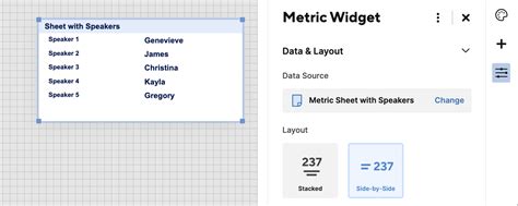 Order Of Metric Widget Fields — Smartsheet Community