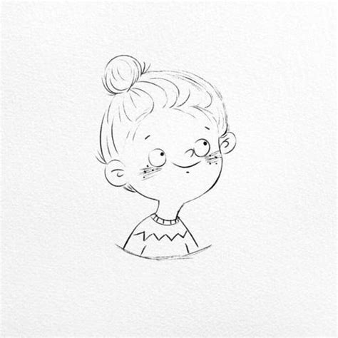 自我画像简笔画女 简笔画图片大全 蒲城教育文学网