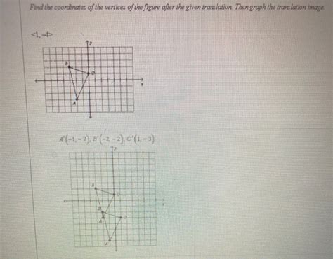Solved Find The Coordinates Of The Vertices Of The Figure