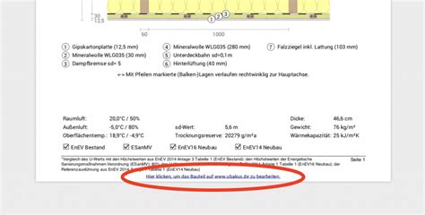 So Teilen Sie Ihre U Wert Berechnung Ubakus