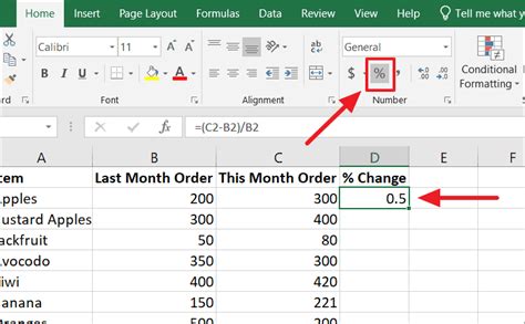 How To Calculate Percent Change In Excel Formula