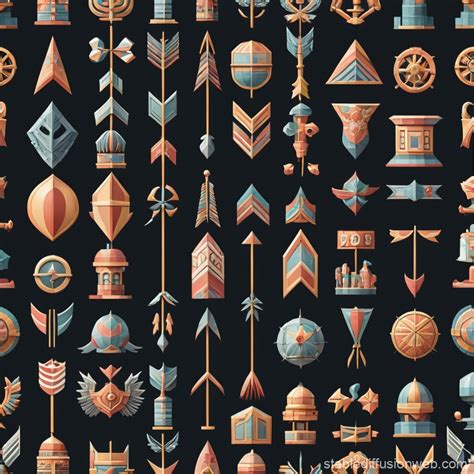 Pixel Art Arrow Animation Sprite Sheet Stable Diffusion Online