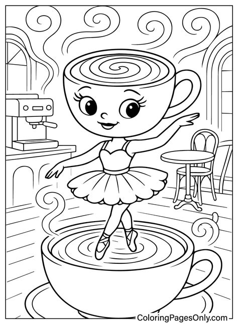 30 Disegni Da Colorare Di Ballerina Cappuccina Pdf Stampabili Gratis E Disegni Da Colorare Online