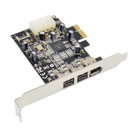 PCI E X1 FireWire TI XIO2213A 3 Port 1394 2B 1A Video Capture Card TVCMall Com