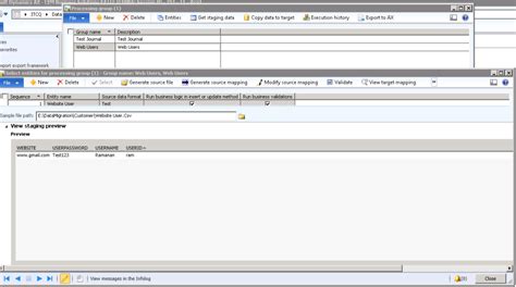 How To Import Data Into Custom Table Using Custom Entity Through Dmf In