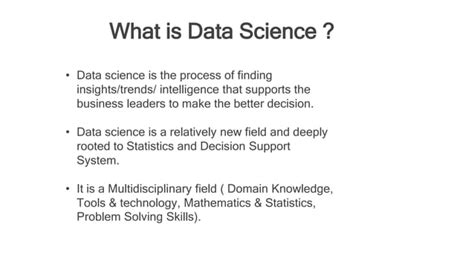 Presentation On Data Science With Python Pptx