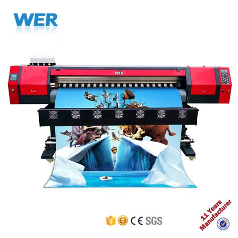 Large Format 16m Eco Solvent Printer With One Dx5dx7 Print Head In