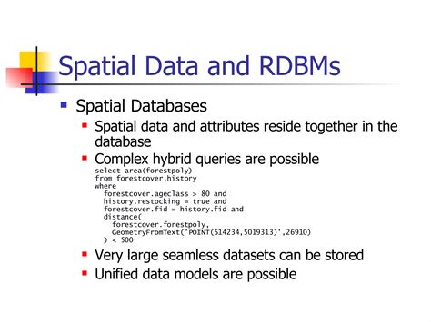 Open Source Databases And Gis Ppt Databases Computer Software And