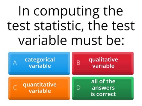 Biostatistics Activity Quiz