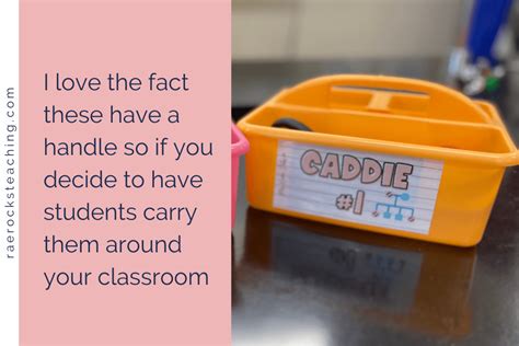 Clever And Easy Classroom Caddy Ideas You Need To Tame The Clutter Rae Rocks Teaching