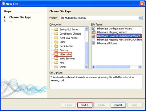 Tutorial On Generating Hibernate Mapping Files And Java Classes Creating The Reverse