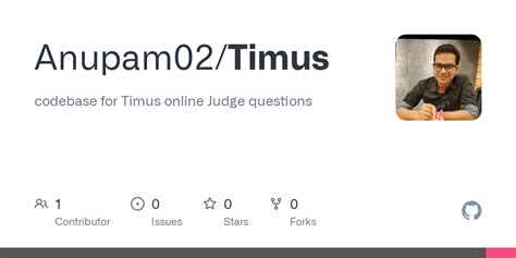 GitHub Anupam02 Timus Codebase For Timus Online Judge Questions