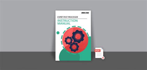 Esprit Post Processor Instruction Manual Mechstream
