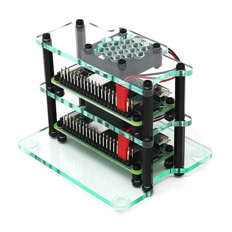 Mini Cluster Case For Raspberry Pi Zero 2 With Fans The Pi Hut