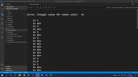 Error While Opening Python Notebooks In Workspace · Issue 110941 · Microsoftvscode · Github