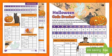 Year Halloween Code Breaker Teacher Made Twinkl