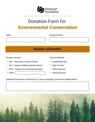 Free Donation Form Templates Venngage