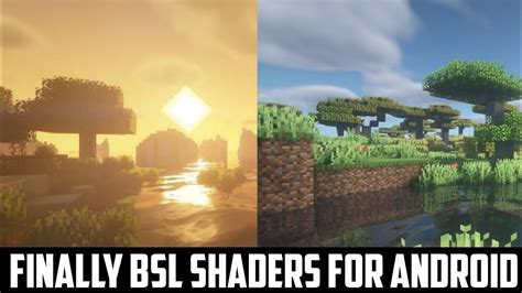 BSL Shaders For Minecraft Pe Real Bsl Shader For Mcpe Without Zarchiver YouTube