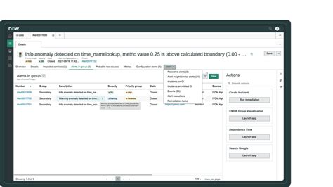 Metric Intelligence Servicenow