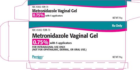 Metronidazole Vaginal Metronidazole Gel