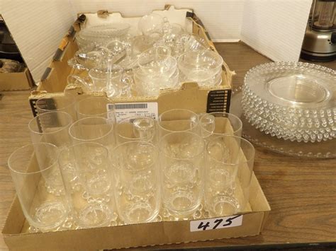 Lot Candlewick Glassware