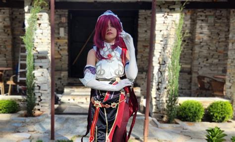 Belo Cosplay Da Rosaria De Genshin Impact Da Bian Yu