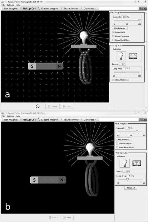 A A Black And White Screenshot Of Faradays Electromagnetic Lab Download Scientific Diagram