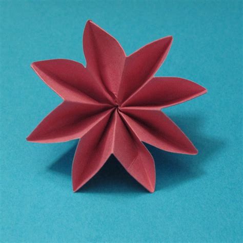 วิธีการพับกระดาษเป็นดอกไม้แปดกลีบ 019 เมื่อทำเสร็จจะได้ดอก… Flickr
