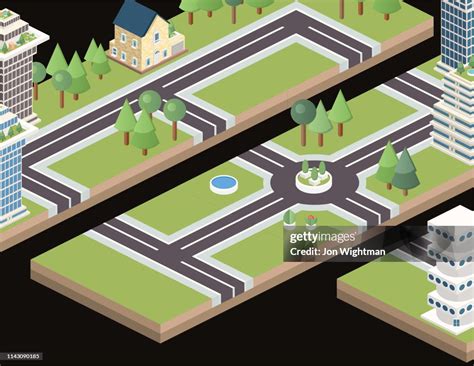 Isometric Modular City Tiles High Res Vector Graphic Getty Images