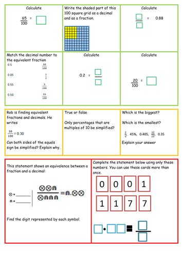 mastery in maths year 5 decimal numbers as fractions fluency reasoning and problem solving