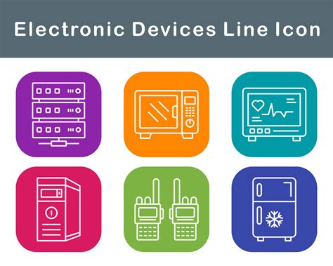 Electronic Devices Vector Icon Set 20653940 Vector Art At Vecteezy