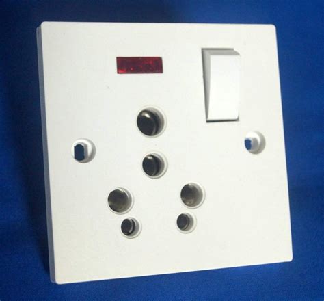 3x3 Switch Socket Combined 16 Amp Electric Switch बिजली के स्विच In