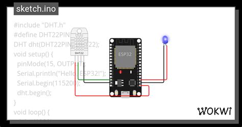 Dht With Led Wokwi ESP STM Arduino Simulator Dht With Led Wokwi ESP STM Arduino Simulator