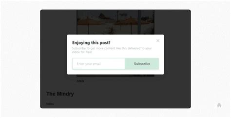 Best Email Pop Up Examples To Grow Your List