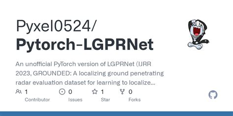 Github Pyxel0524pytorch Lgprnet An Unofficial Pytorch Version Of