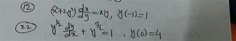 Solved Solve These Two Diffrential Equationfirst Order Solved Solve These Two Diffrential Equationfirst Order