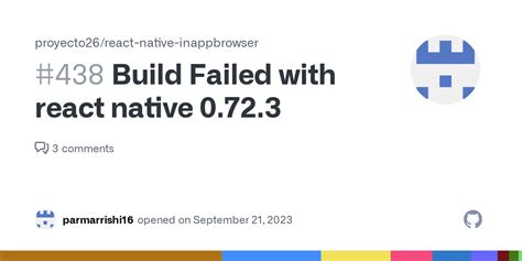 Build Failed With React Native 0723 · Issue 438 · Proyecto26react