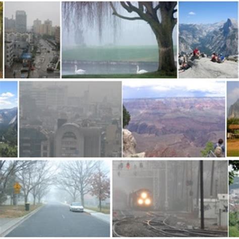 Examples Of Hazy Image In The Dataset Download Scientific Diagram